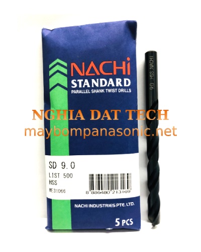 Mũi khoan sắt Nachi 9mm