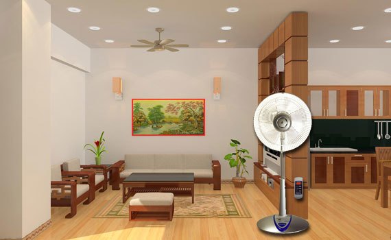 Quạt đứng F-307KHS Panasonic (màu bạc)