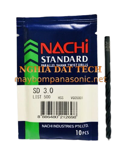 Mũi khoan sắt Nachi 3mm